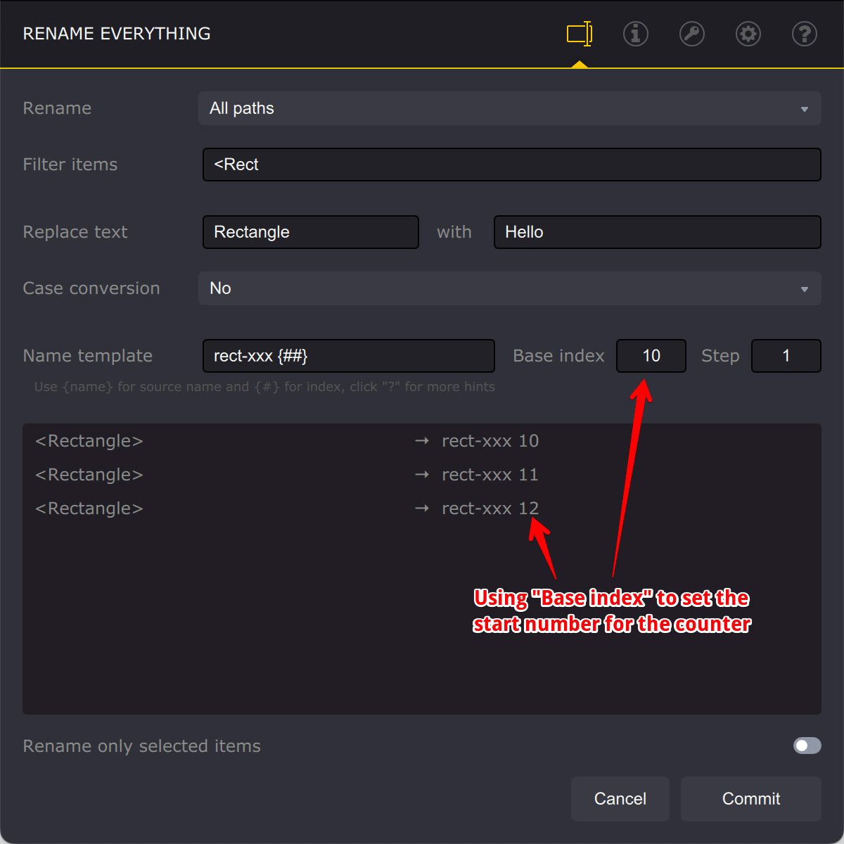 Bulk/Batch Rename in Adobe Illustrator