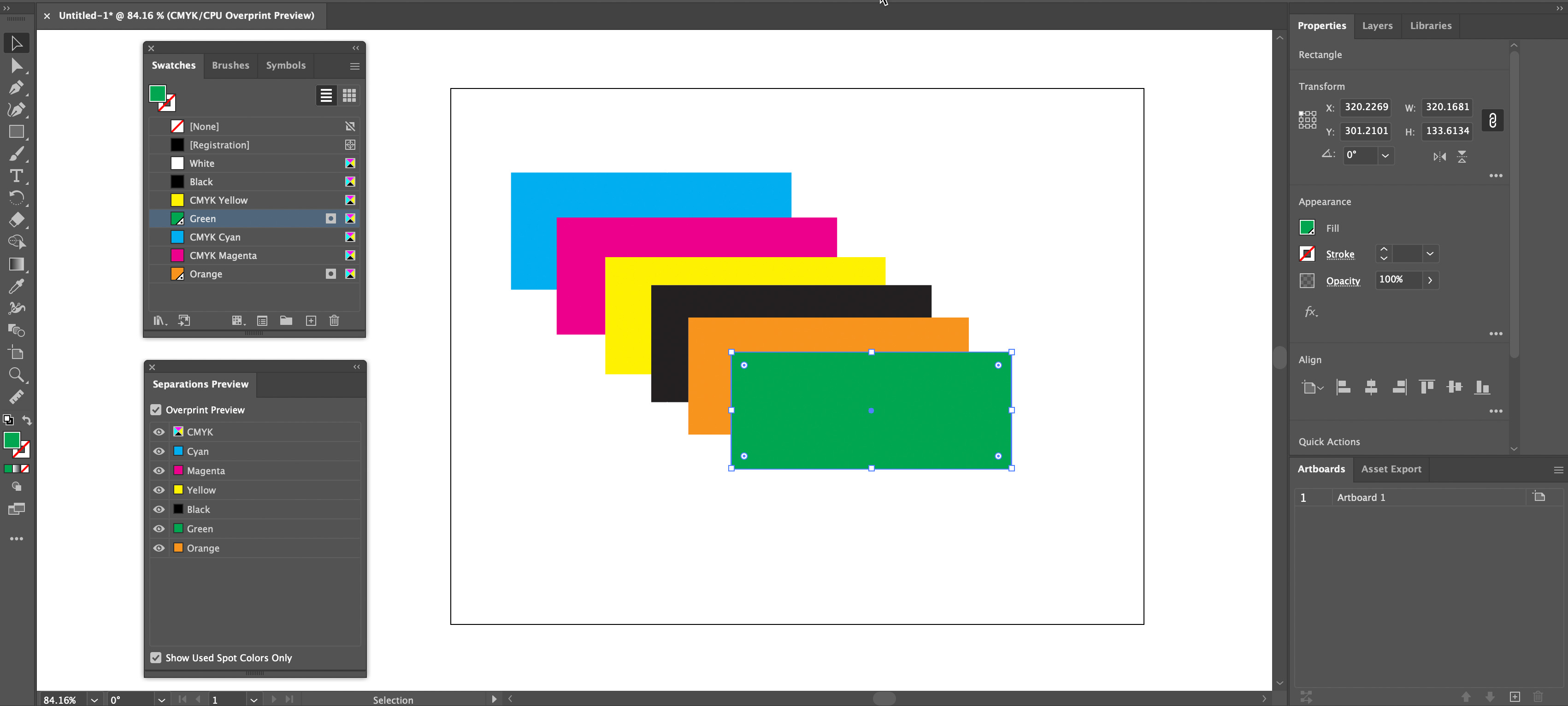 Making Color Bars in Illustrator