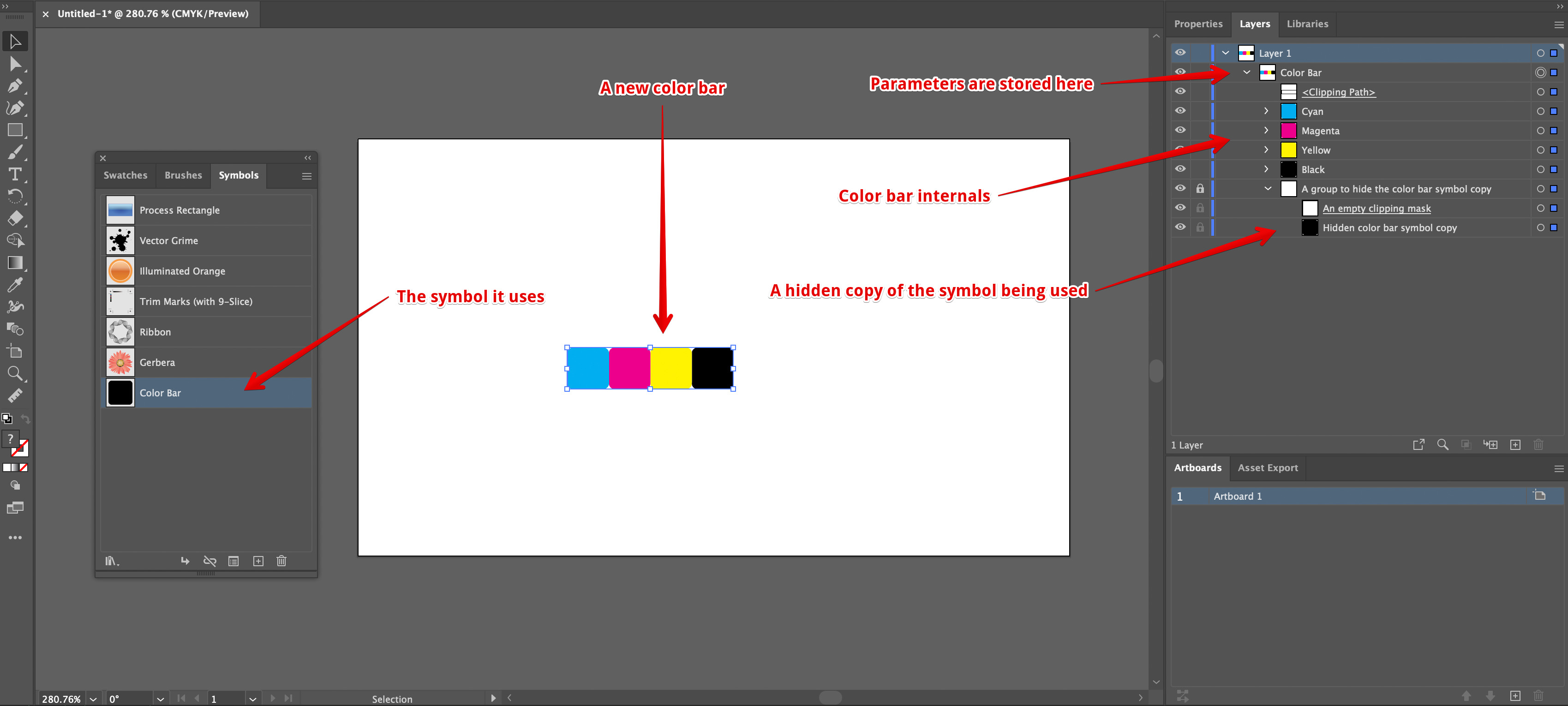 Reusing Color Bars in Other Illustrator Projects