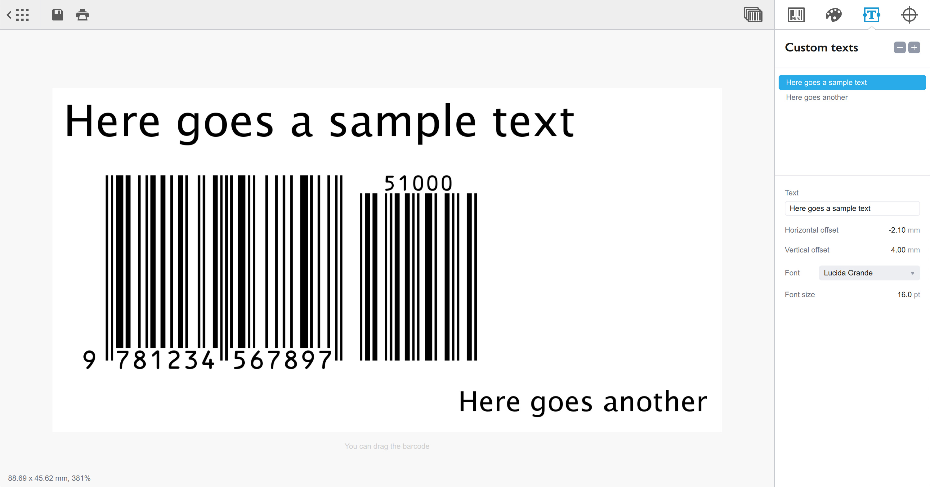 The Screenshots Of Barcode Generator Software The Screenshots Of Barcode Generator Software
