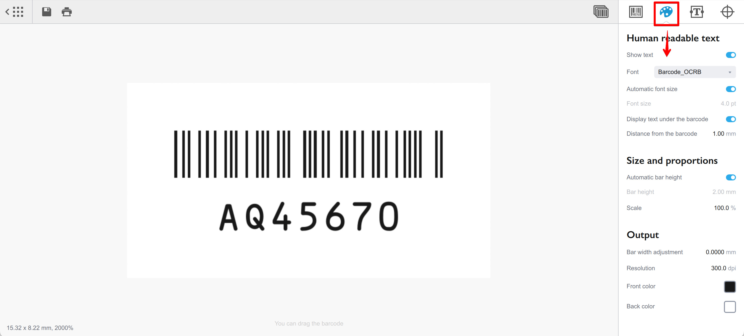 BC412 Barcode Description