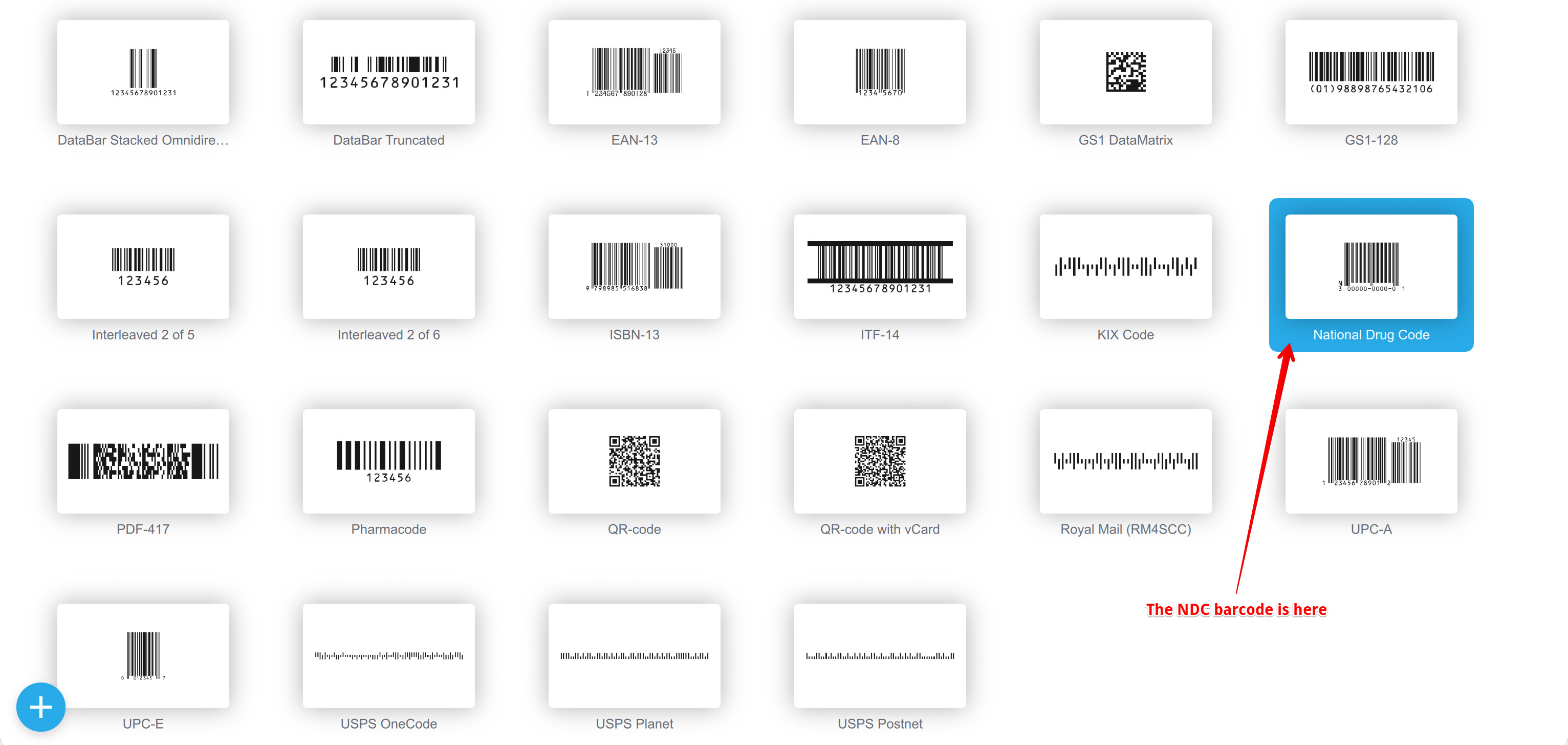 NDC Barcodes Information, Specification and Format
