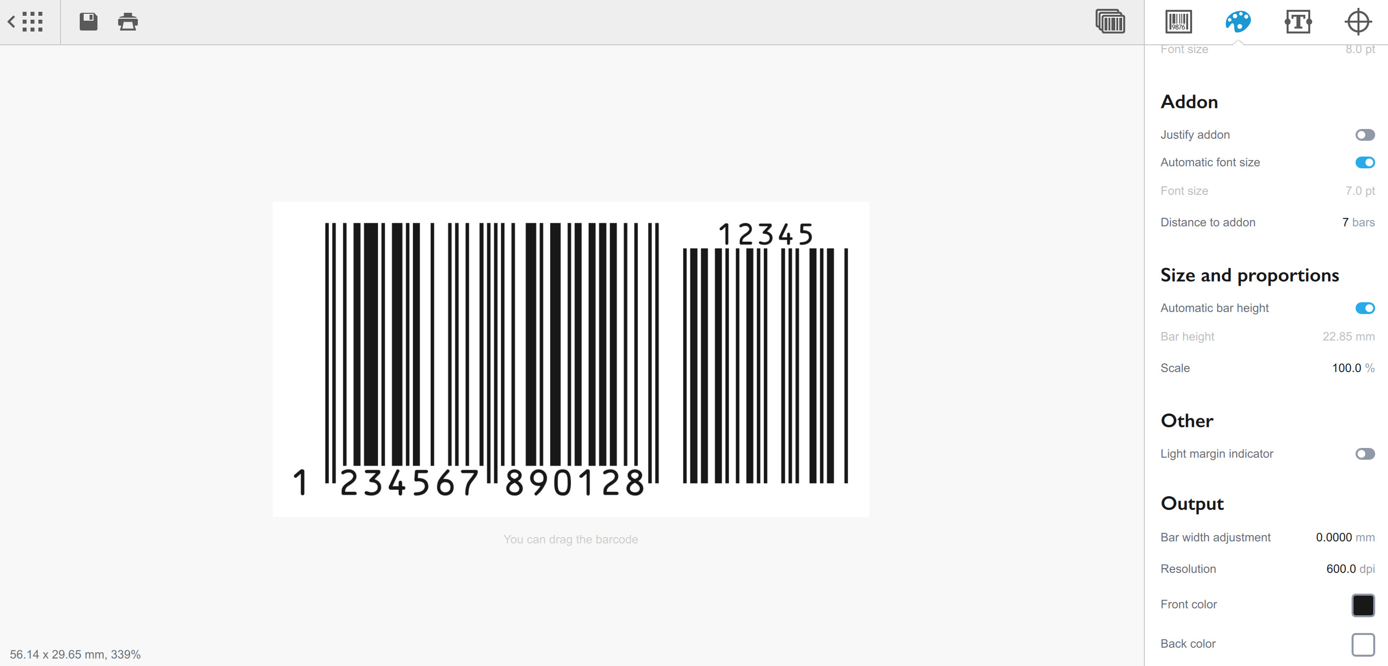 Using PNG Format for Exporting Barcodes
