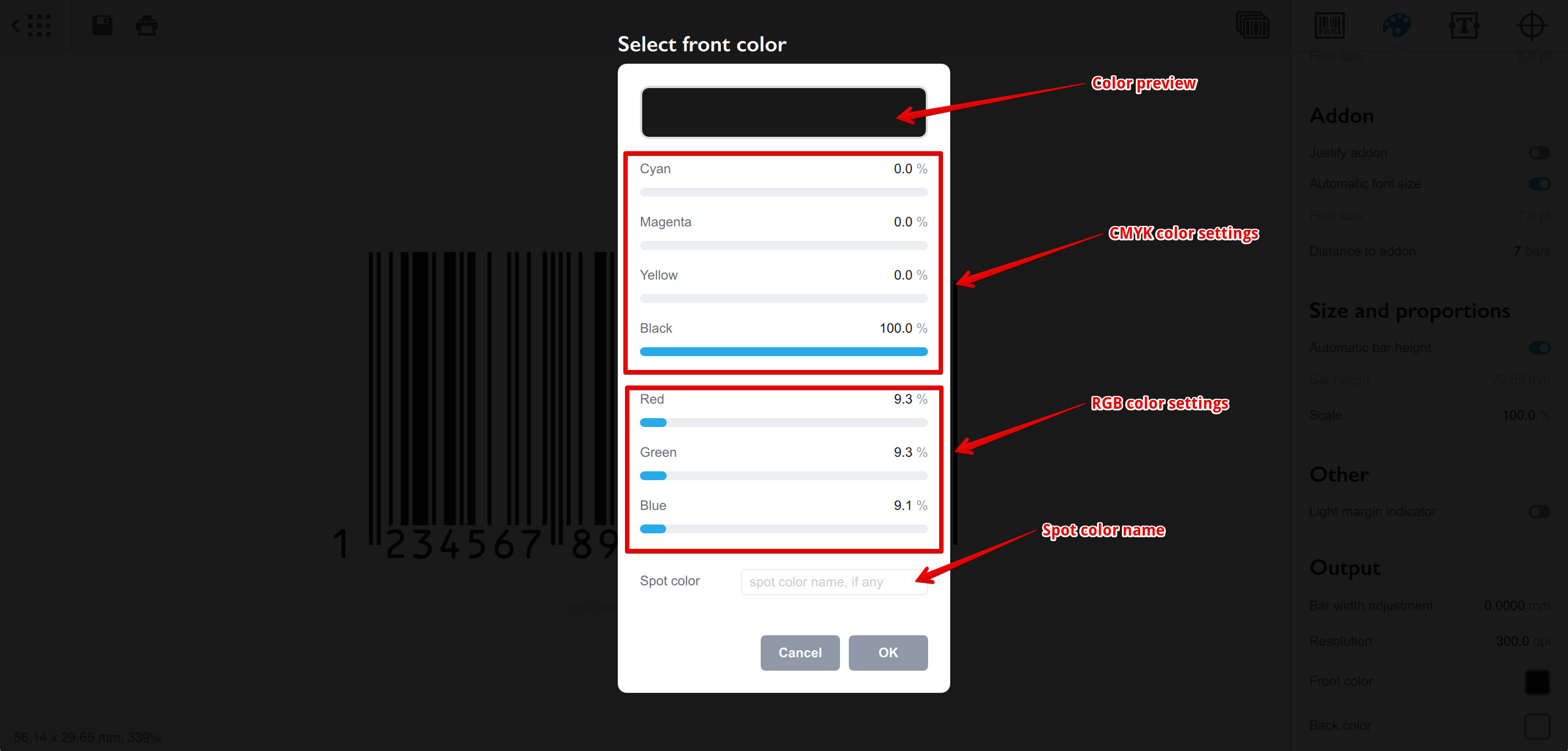 Making Barcodes with Transparent Background