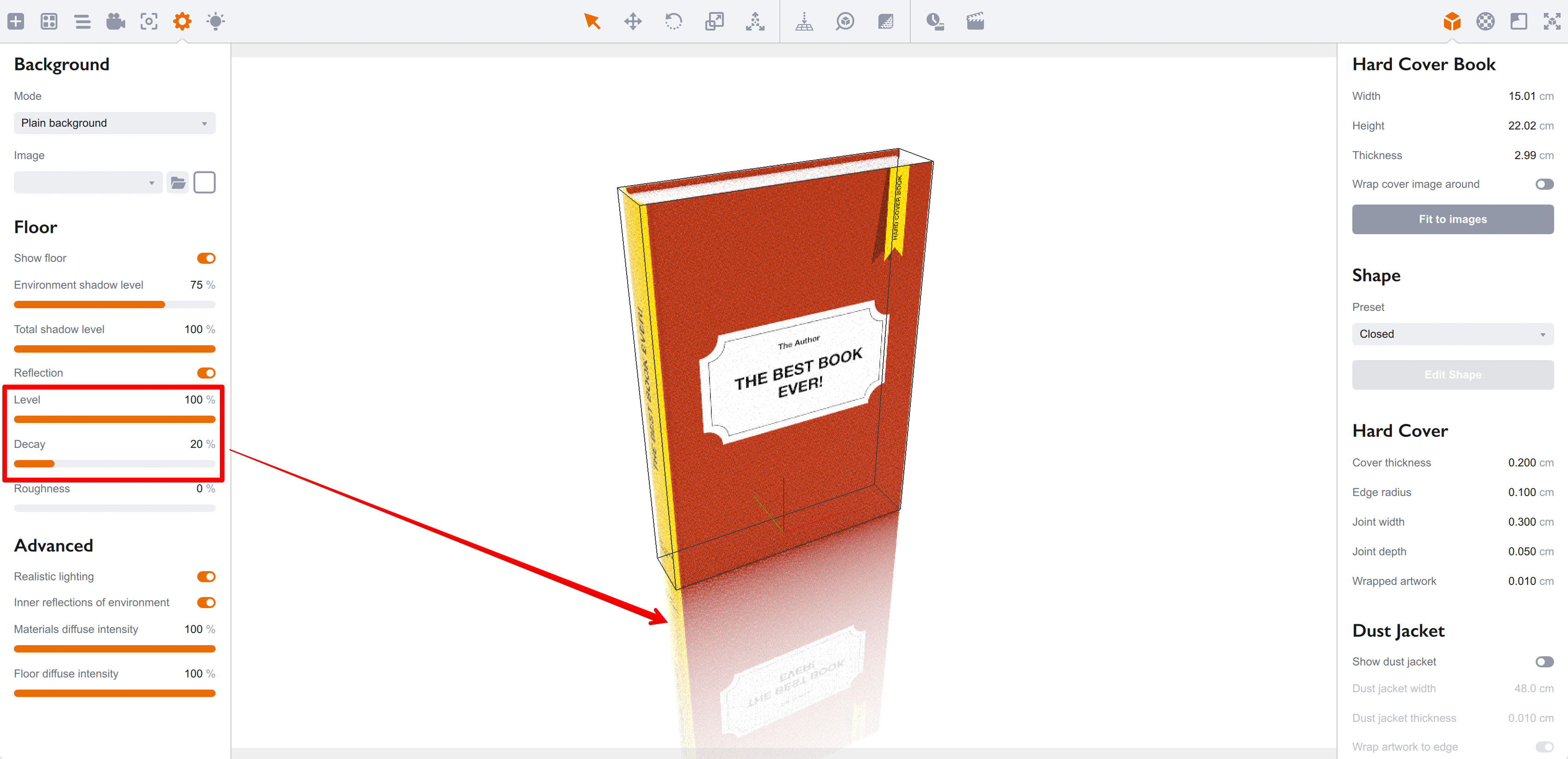 Floor Reflection Effect in Boxshot - a step by step guide