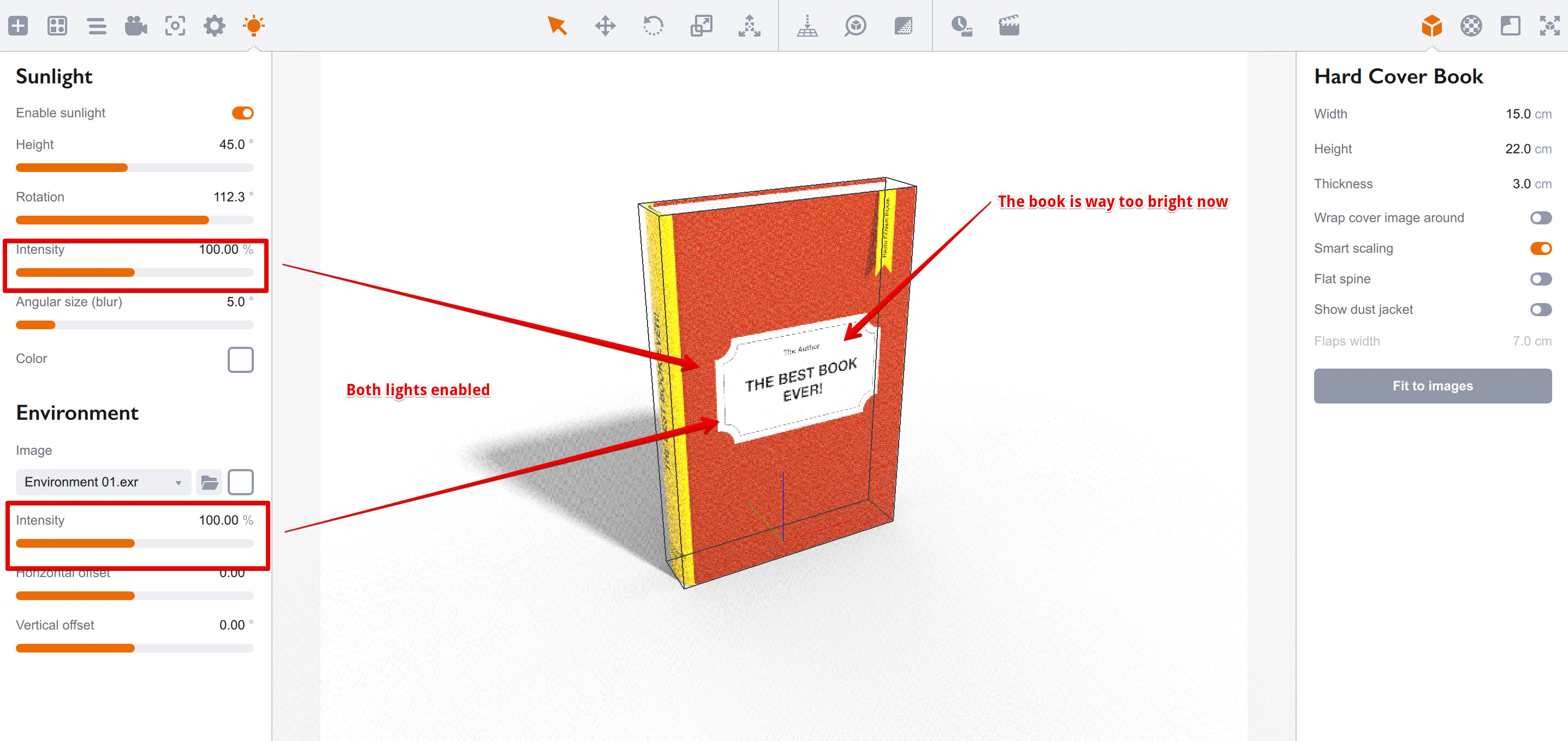 Lighting and shadows in Boxshot — Tutorial