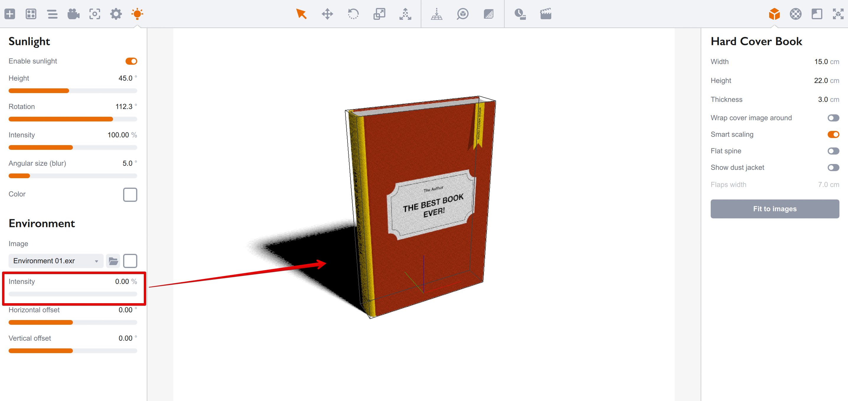 Lighting and shadows in Boxshot — Tutorial
