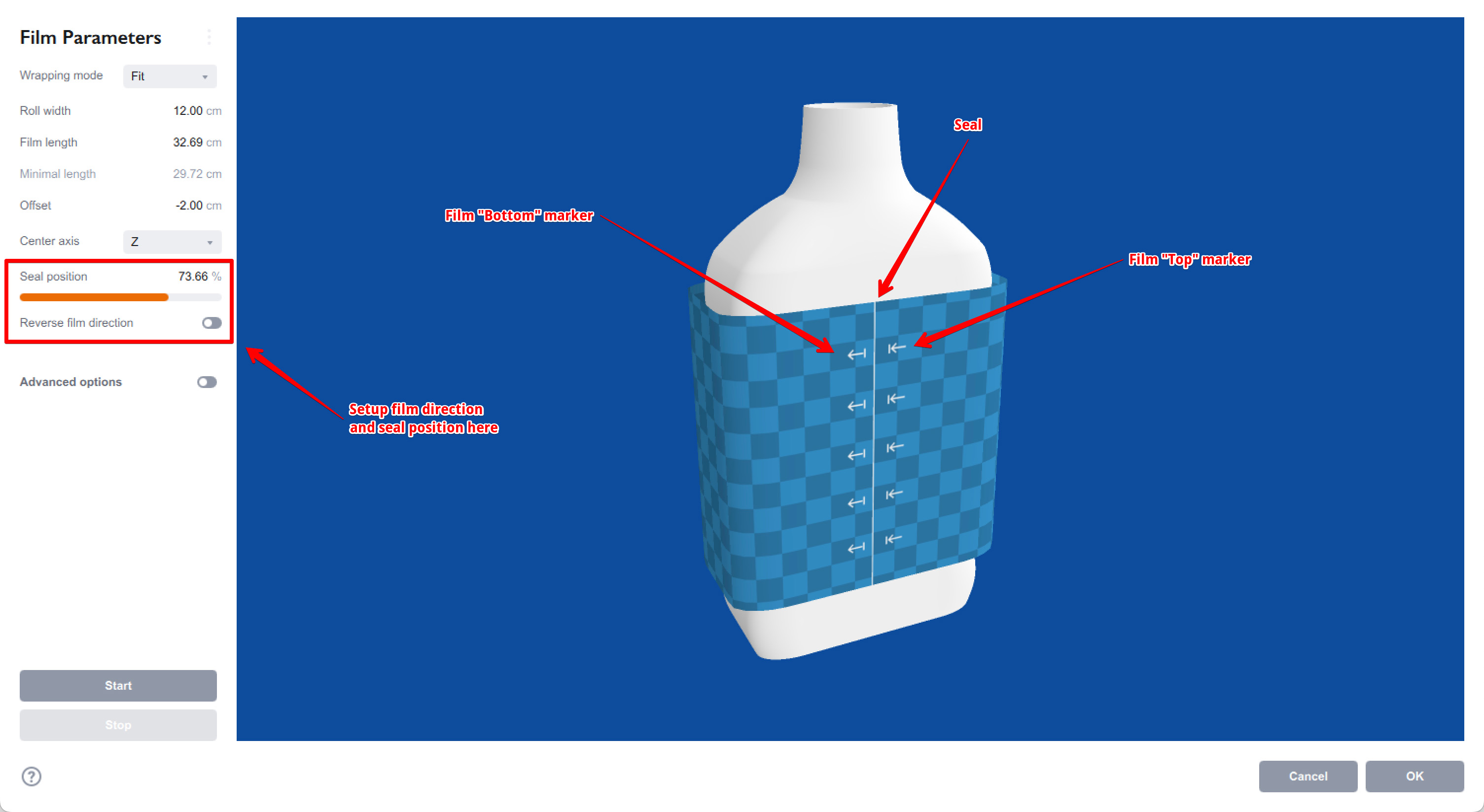 Shrink Wrap Simulation in Boxshot - Tutorial