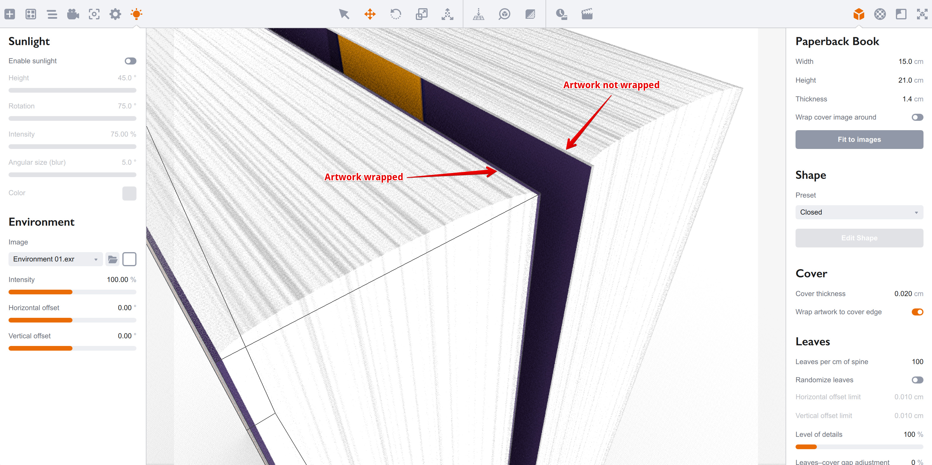 Customizing books in Boxshot 5 - Tutorial