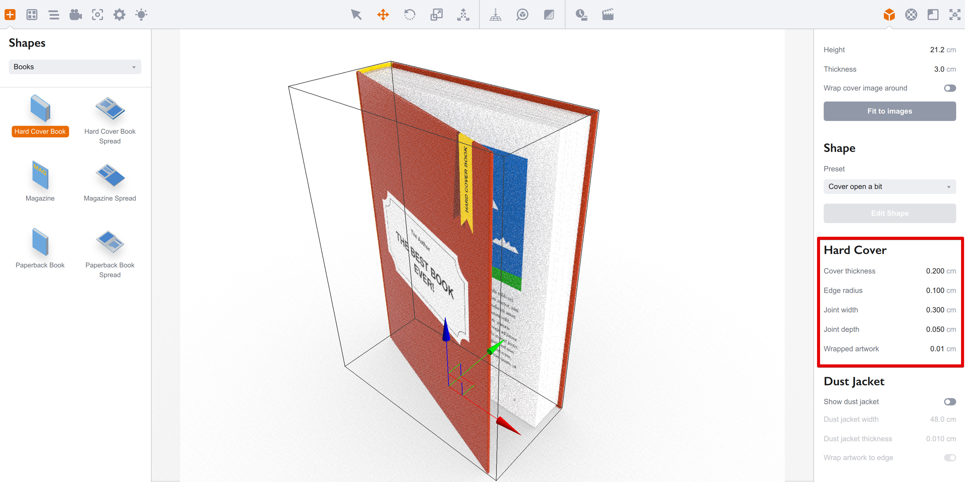 Customizing books in Boxshot 5 - Tutorial