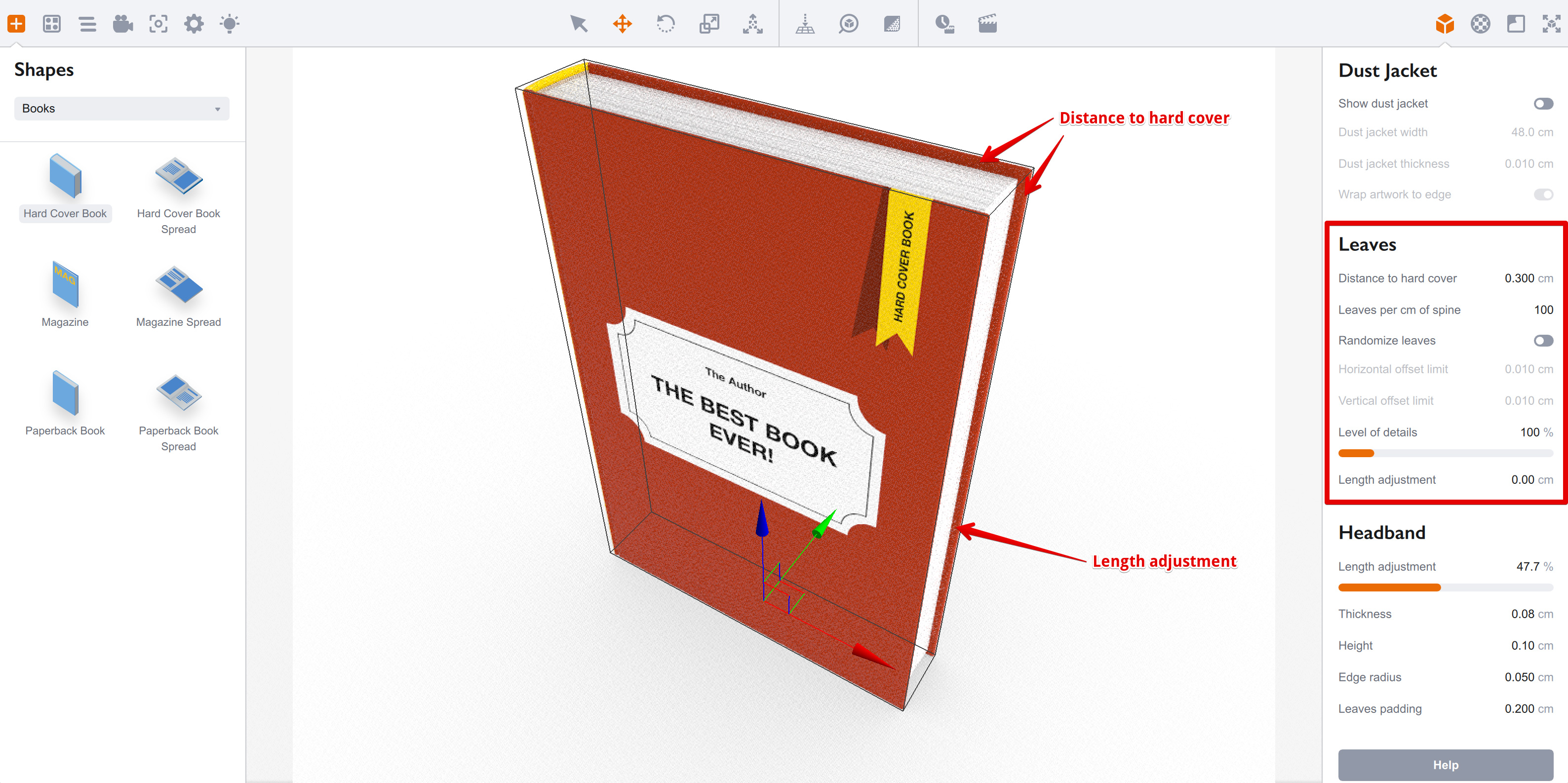 Customizing books in Boxshot 5 - Tutorial