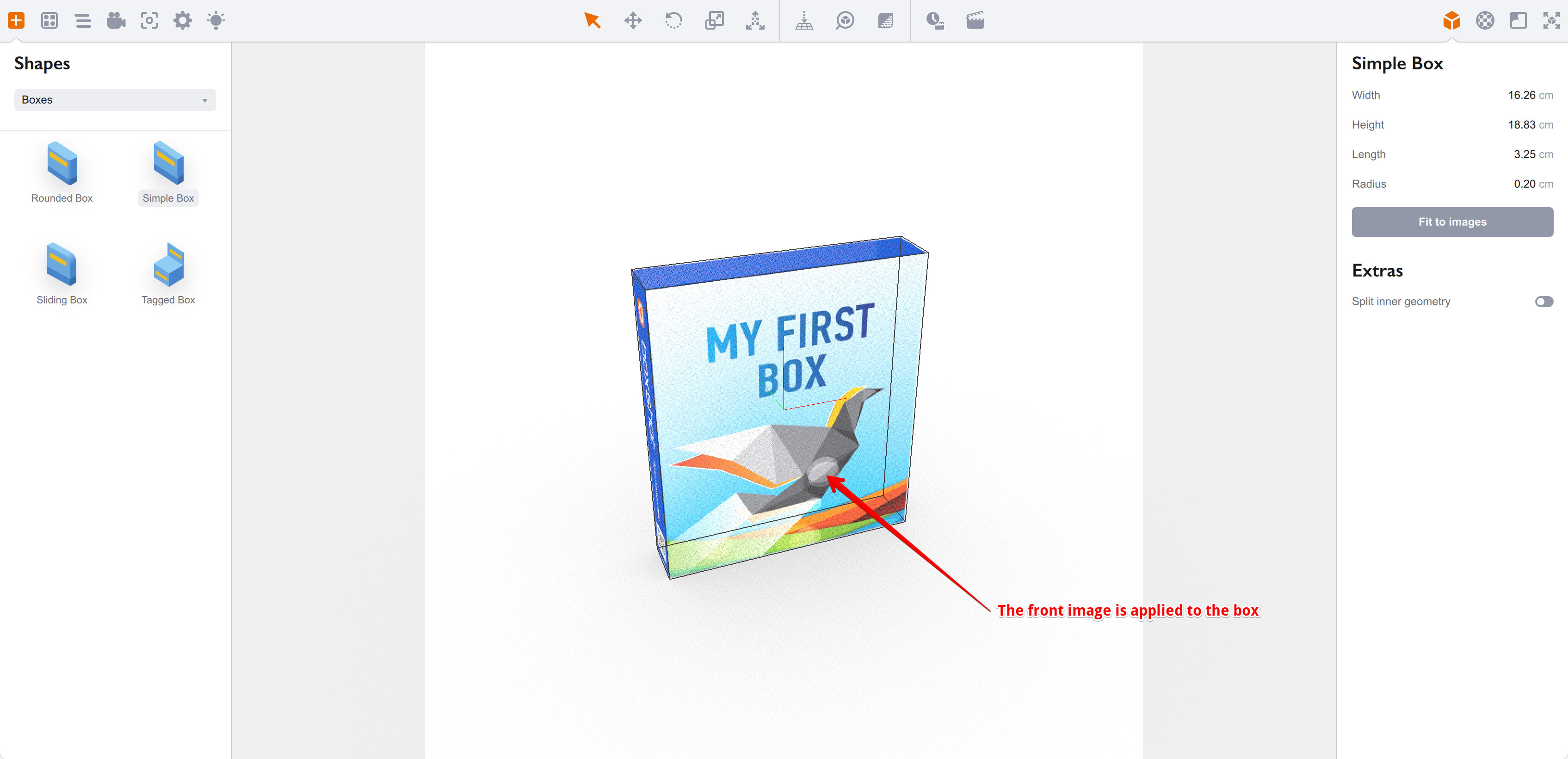 3D Product Box Mockup in Boxshot