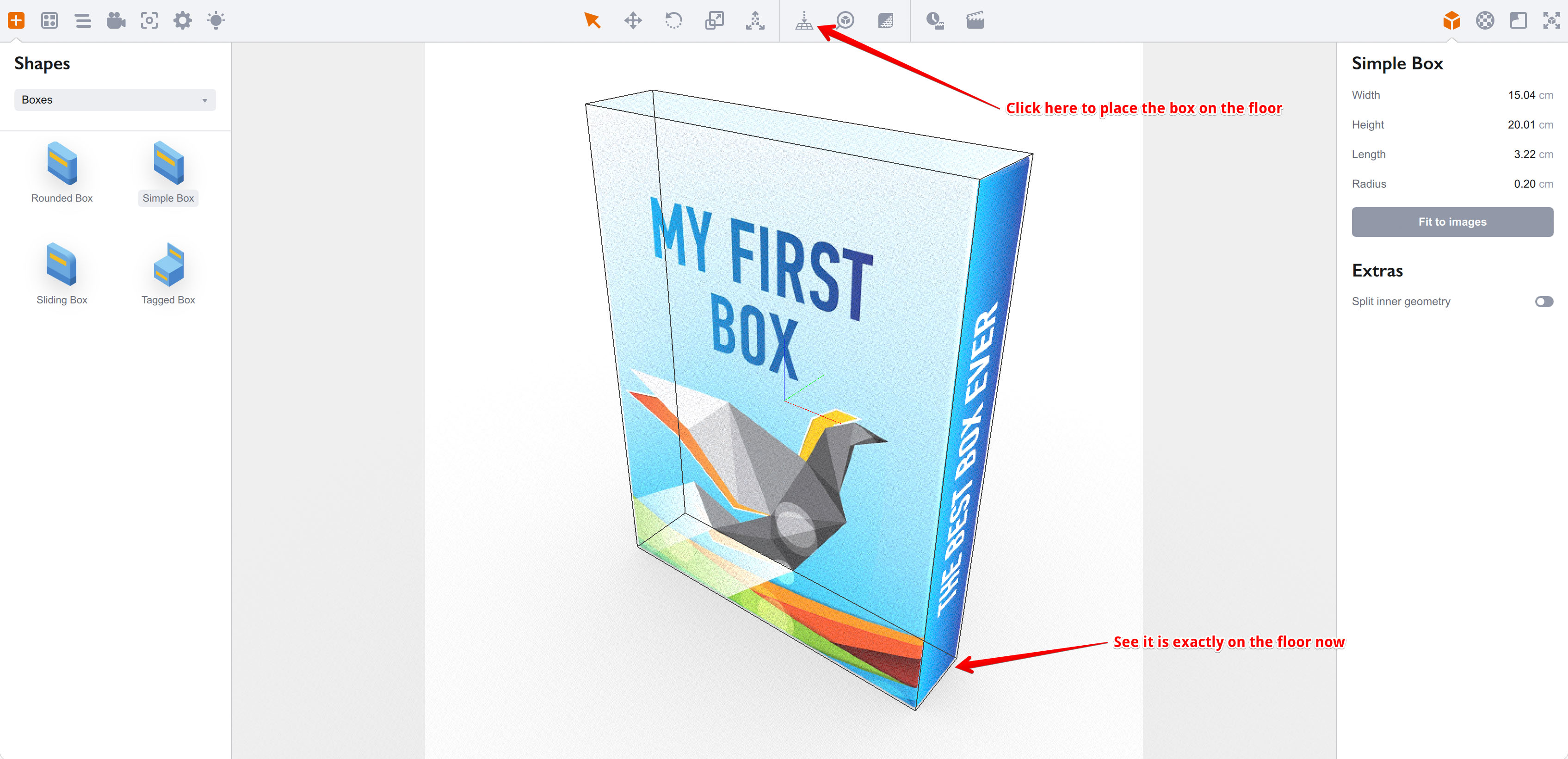 3D Product Box Mockup in Boxshot