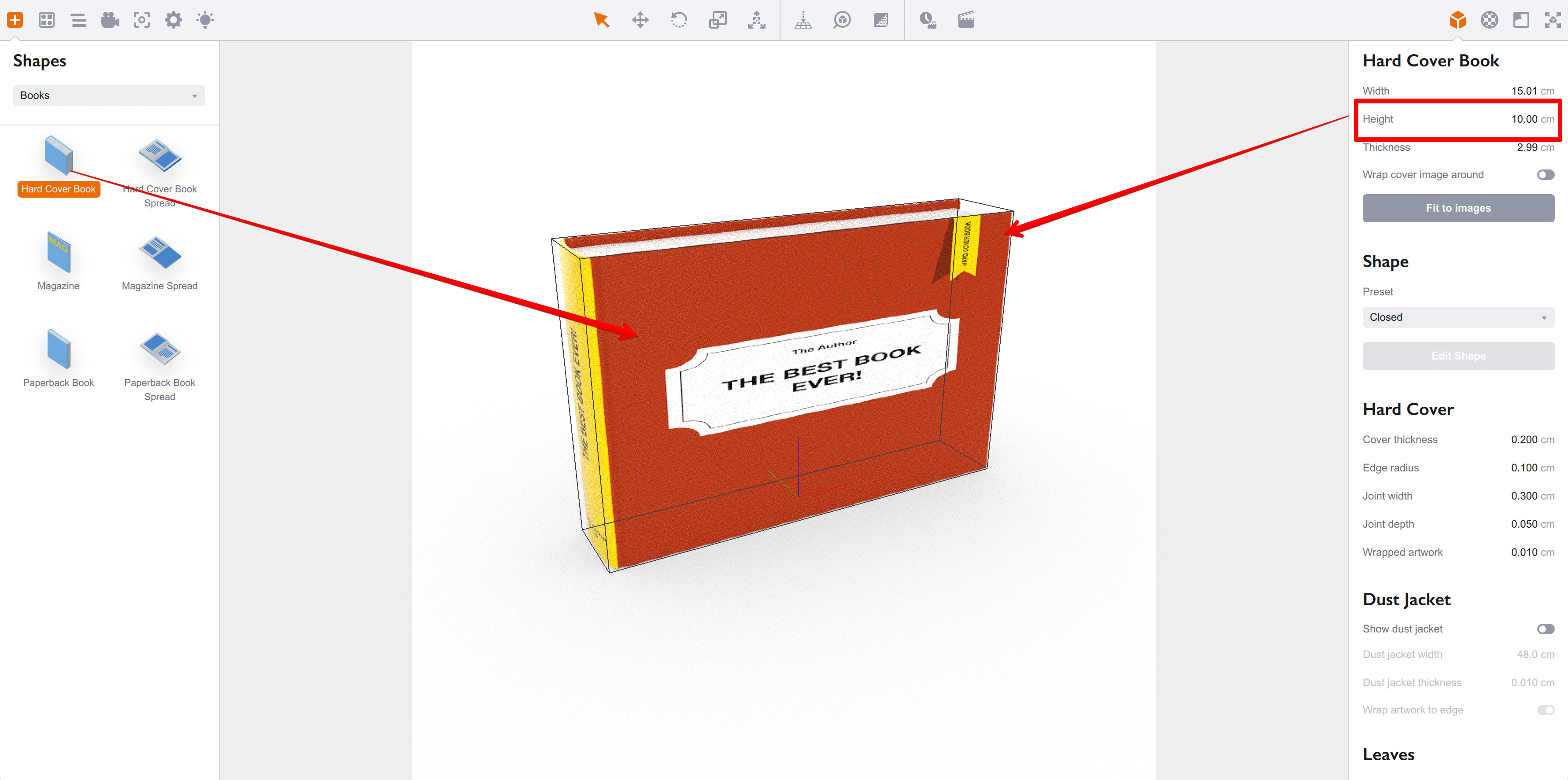 Adding Shapes To The Left Panel Of Boxshot