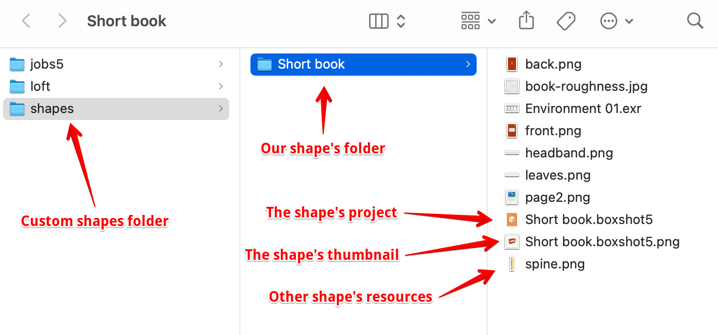 Adding Shapes To The Left Panel Of Boxshot