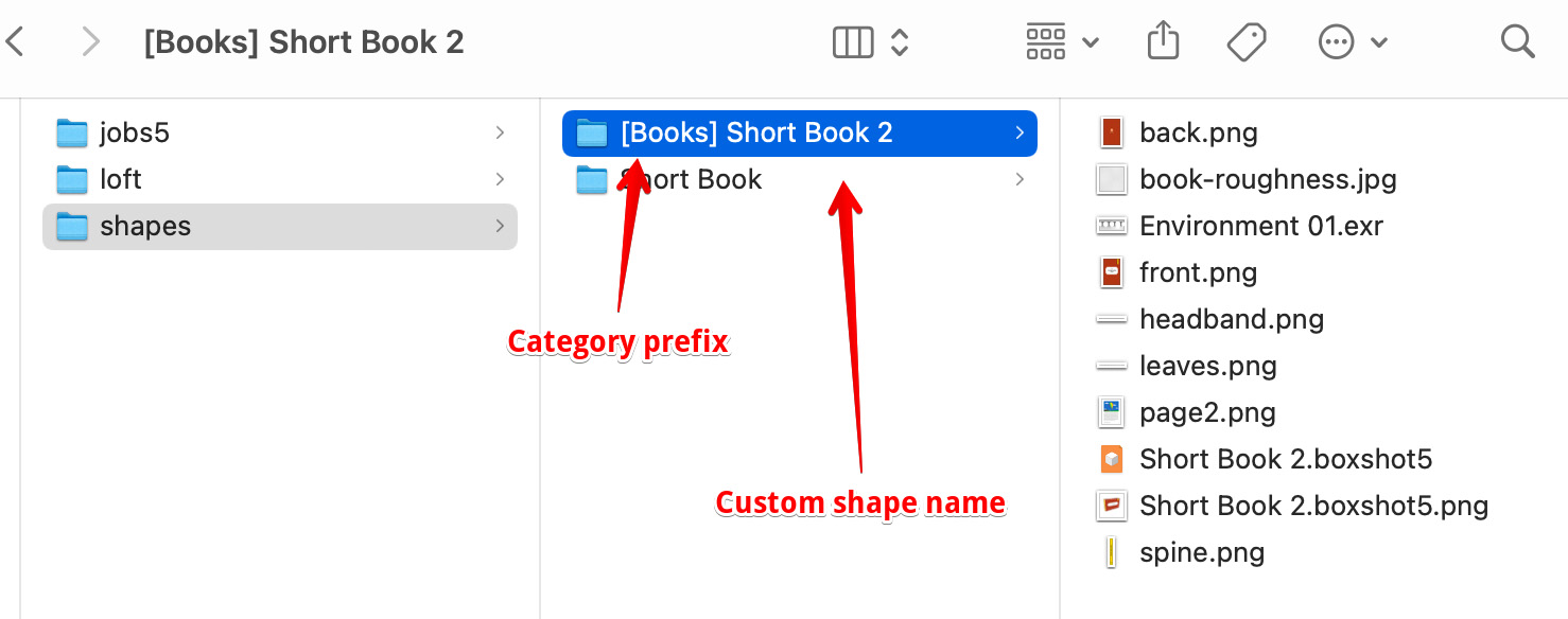 Adding Shapes To The Left Panel Of Boxshot