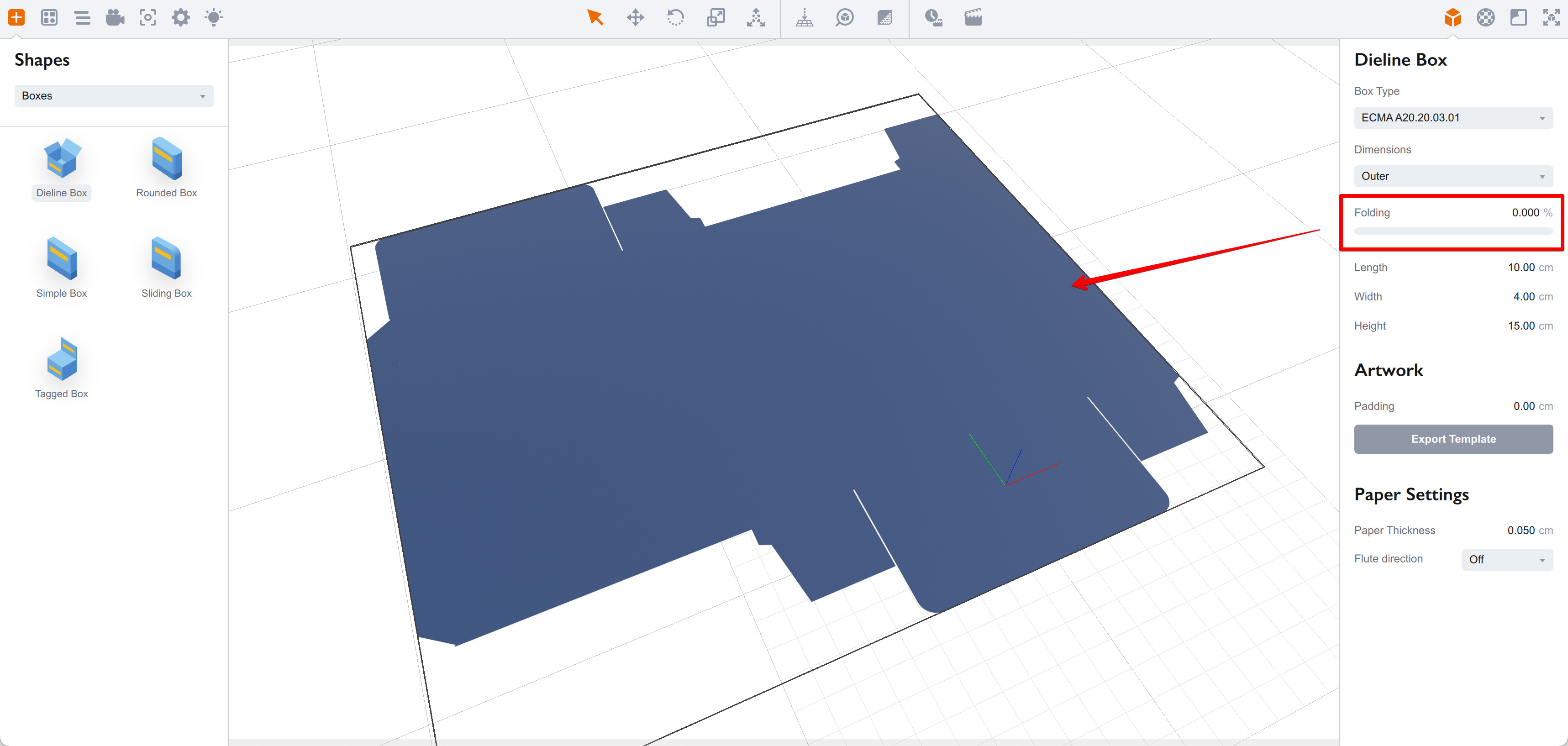 Dieline–Based Box in Boxshot