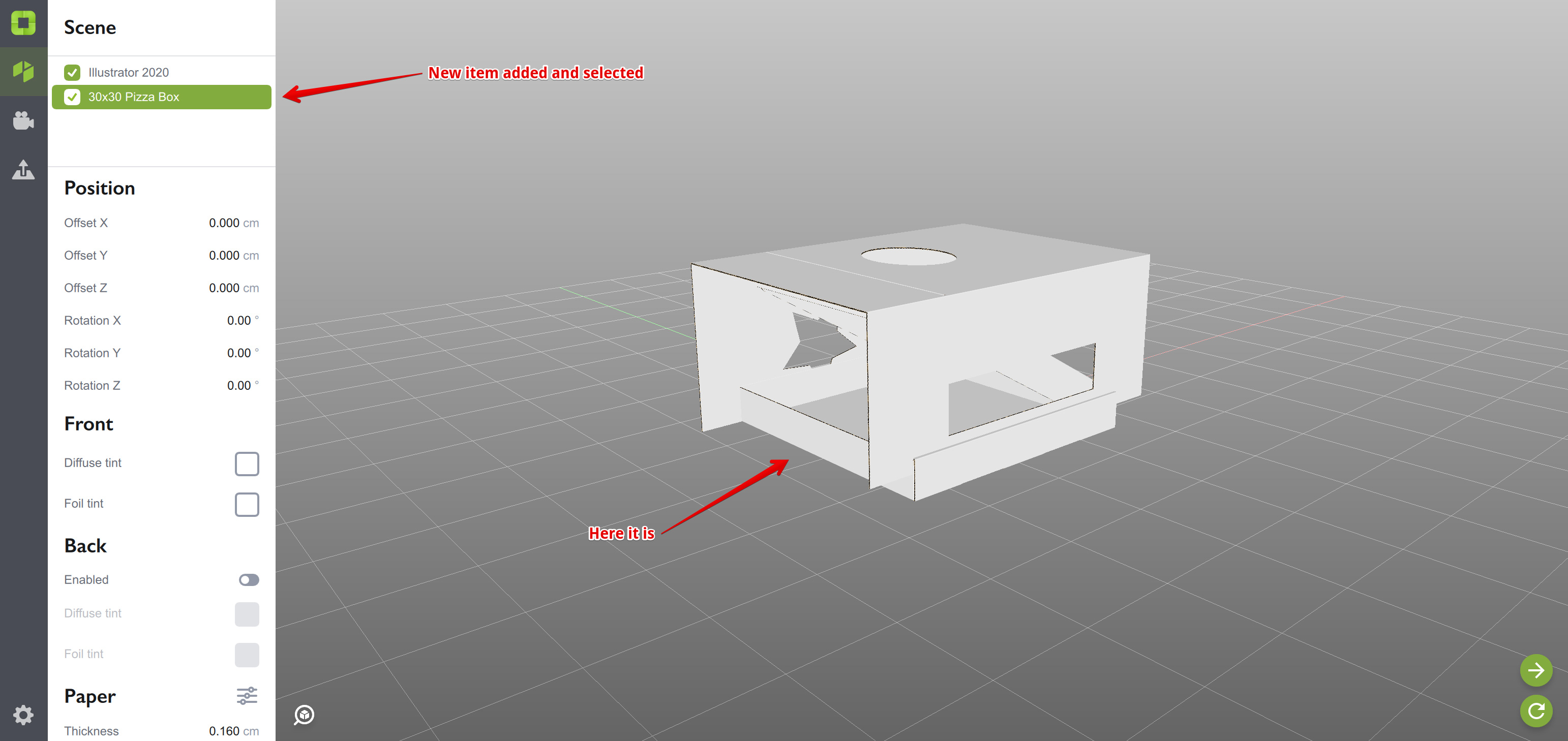 Multiple Shapes Support in Origami 3