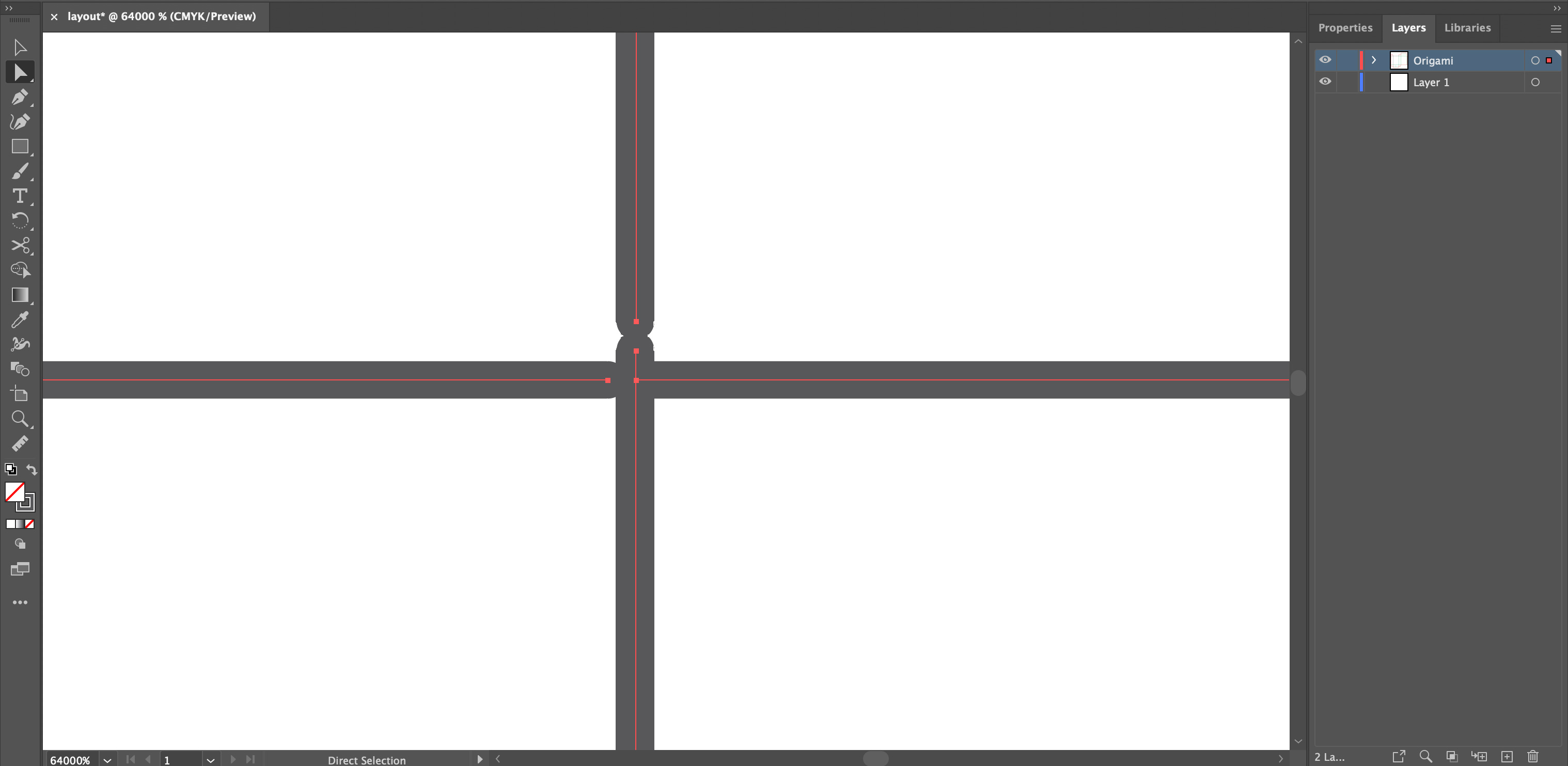 Misaligned elements error in Origami